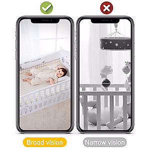 Eadaiylon Monitor Floor Stand Holder for Baby Monitors, Secure Baby Monitor Mount and Adjustable Height, Compatible with Infant Optics DXR-8 Pro