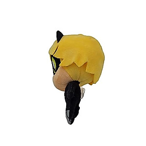 Miraculous Chibi Cat Noir Plush Toy from Tales of Ladybug and Cat Noir | 15cm Cat Noir Soft Toy | Super Soft and Cuddly Toys Bring Their Favourite TV Show to Life | Bandai