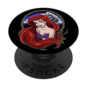 Disney Little Mermaid Ariel Sailor Tattoo PopSockets PopGrip: Swappable Grip for Phones & Tablets