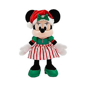 Disney Store Official Minnie Mouse 2023 Special Edition Holiday Plush – Medium 15-Inch Stuffed Toy – Exclusive Seasonal Release Perfect for Gifting and Decor – Celebrate in True Fashion