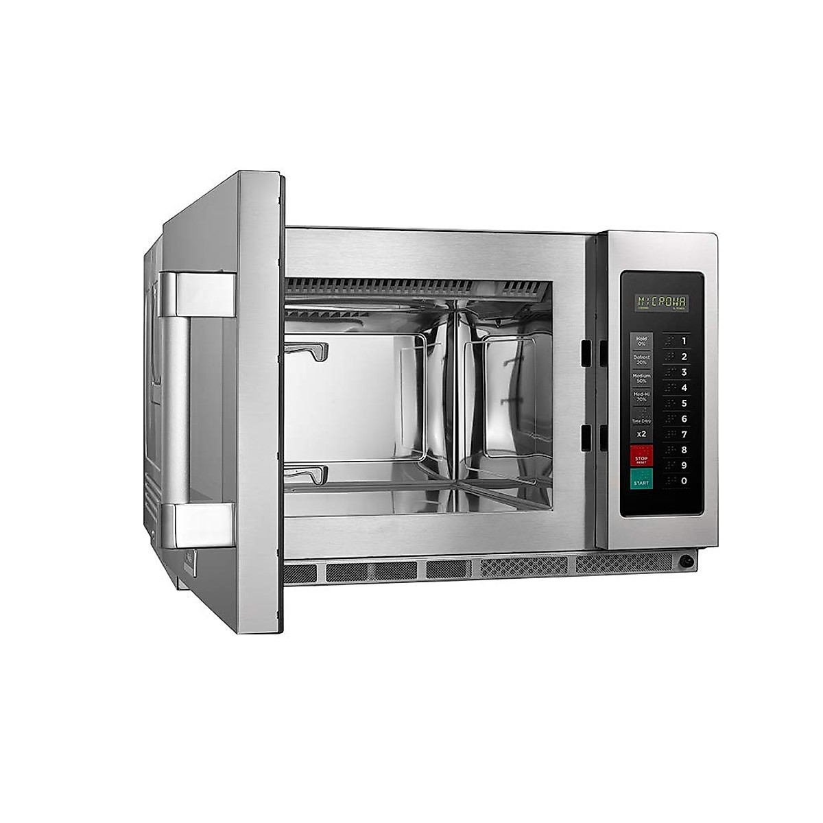 MIDEA Equipment 1834G1A Commercial Microwave, 1800 Watts, Stainless Steel