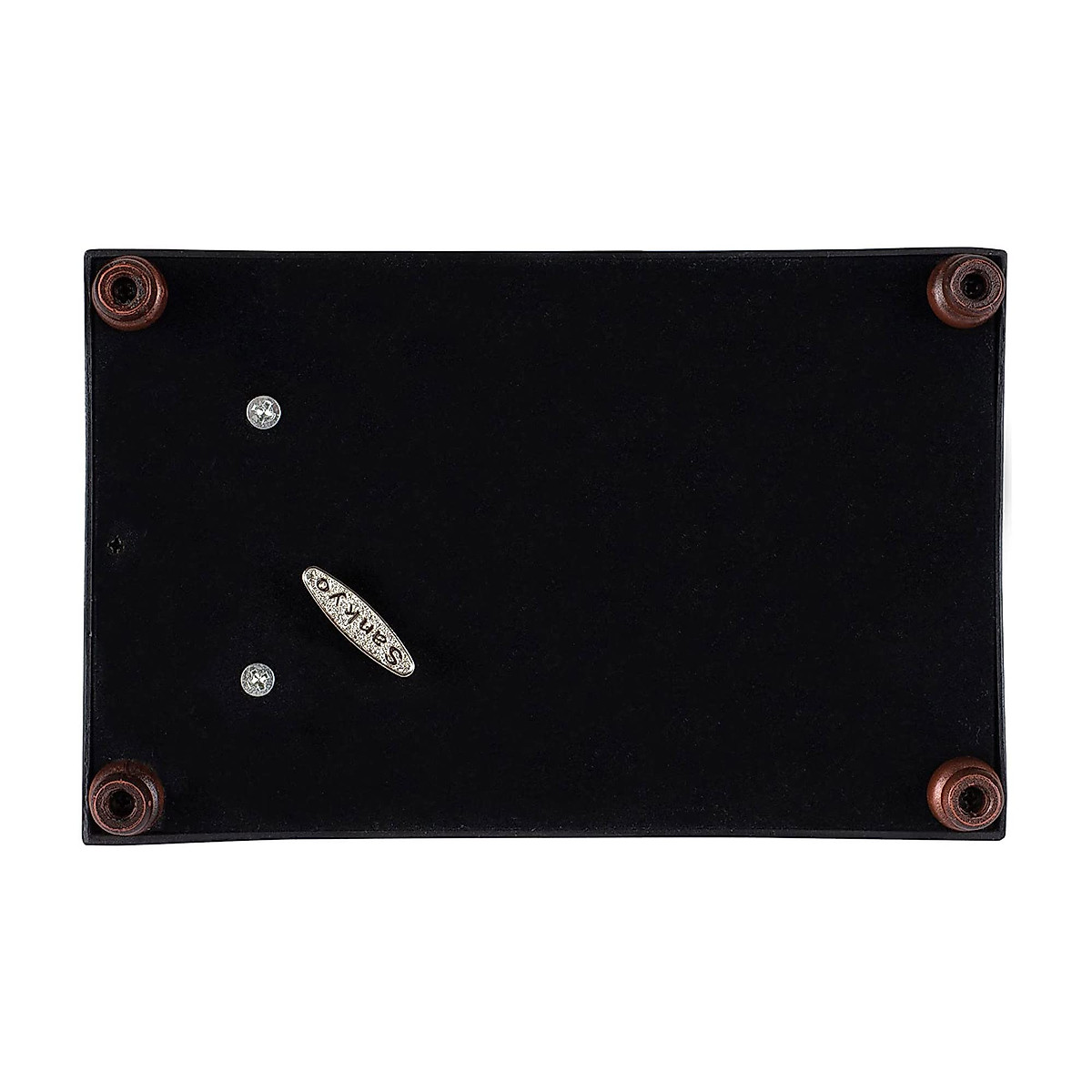 Cottage Garden I Love You A Bushel & A Peck Petite Rosewood Finish Rose Jewelry Music Box Plays Tune Canon in D