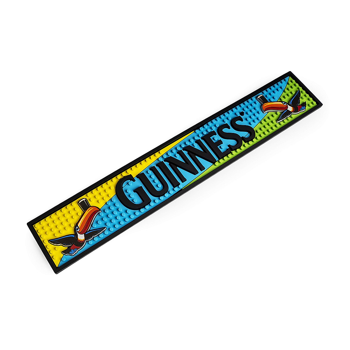 Guinness Toucan Colorful PVC Bar Mat | Guinness Official Merchandise No Spillage Bar Mat