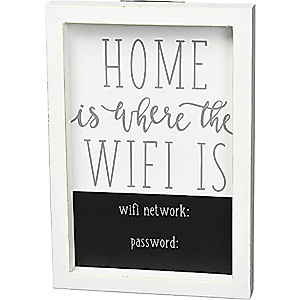 Mud Pie WiFi Home Decor Plaque