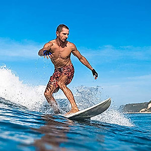 FitsT4 Sports Half Finger Padded Palm Gloves for Diving, Sailing, Jet Skiing, Stand-UP Boarding, Kayaking and Water Skiing, Suitable for Men&Women&Youth