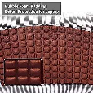 VASCHY Laptop Bag for Women, 15.6-17 Inch Lightweight Water Resistant Travel, Work,Teacher Tote Bag Luggage Strap