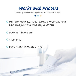 INK E-SALE Compatible ML-2010D3 Toner Cartridge Replacement for Samsung ML-2010 ML-1610 ML-2010D3 for use with Samsung ML-2010R MLT-D119S ML-2510 ML-2570 SCX-4321