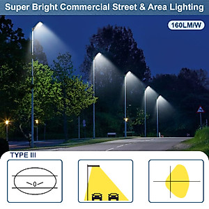 LTBLIGHT Dusk to Dawn LED Parking Lot Lights,240W 220W 200W Outdoor led Pole Light Fixture,(38400lm Eqv 800W HPS) Adjustable Slip Fit Mount, Photocell Commercial Street Area Cool White Lighting