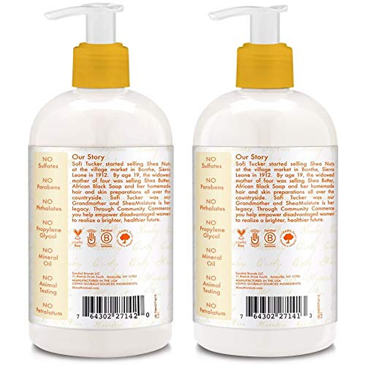 Shea Moisture Shampoo and Conditioner Set, Coconut Custard Make It Last Wash N’ Go Shampoo 13 Ounce, Coconut Custard Make It Last Wash N’ Go Conditioner 13 Ounce