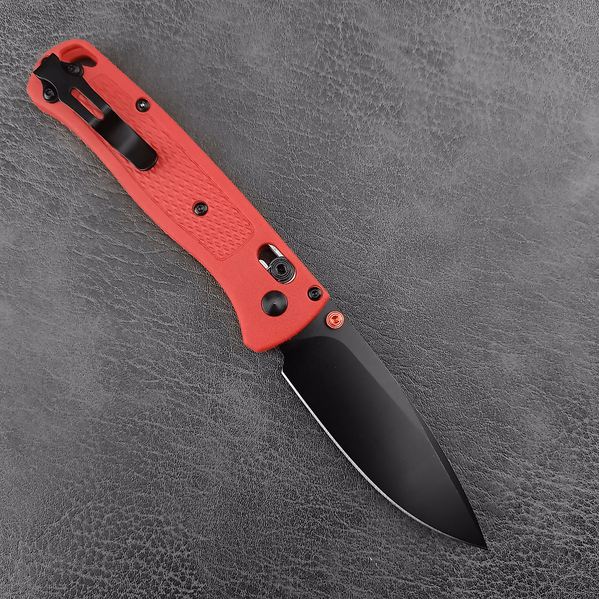 EDC Folding Pocket Knife，3.15'' 8Cr13Mov Steel Blade,Nylon Glass Fiber Handle with Belt Clip，Axis Lock and Thumb Stud Manual Open，Gifts for Men Women. (black blade)