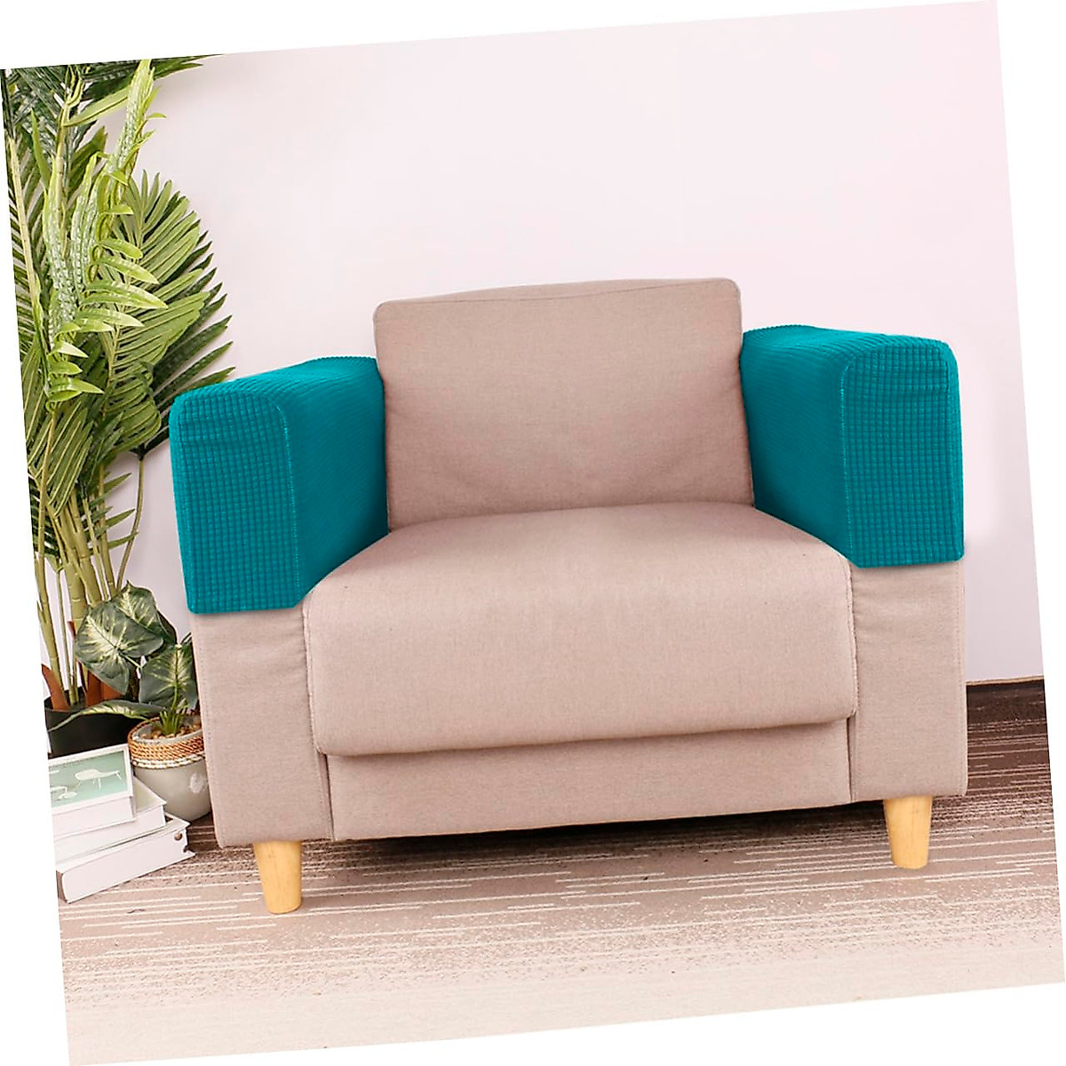 VICASKY 2pcs Recliner Cover Furniture Arm Rest Towel Sofa Armrest Towel Couch Arm Cover Anti- Furniture Protector Loveseat Chair Covers Sofa Armrest Protector Washable Stretch Chair Cover