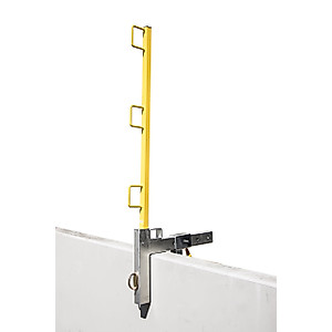 Guardian Fall Protection 15171 Parapet Anchor for Guardrails – Galvanized Steel Anchor System for Guardrails