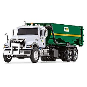 First Gear WM 1/87 Scale Mack Granite MP with Tub-Style Roll-Off Container
