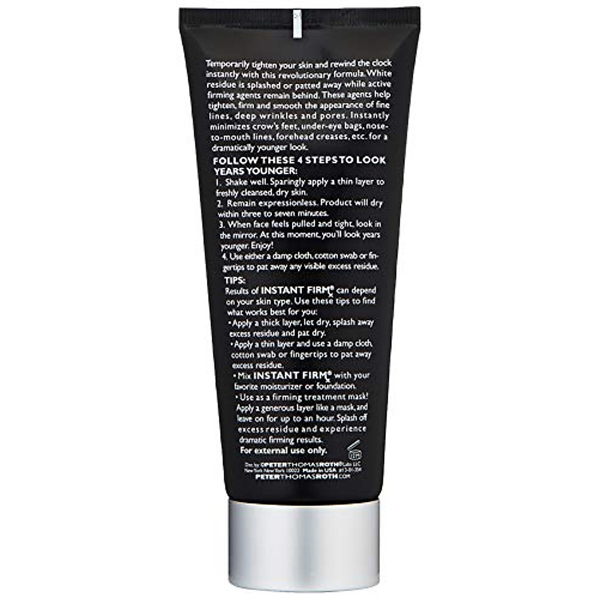 Peter Thomas Roth | Instant FIRMx Temporary Face Tightener | Firm and Smooth the Look of Fine Lines, Deep Wrinkles and Pores