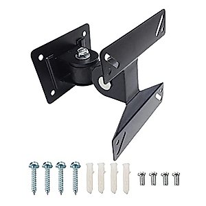 Tengsun Wall Mount TV Monitor Bracket with Tilts and Extends for Most 14-27 Inch LED LCD OLED Screens,75 100 VESA Compatible,Max 40lb Capacity (14in-24in)