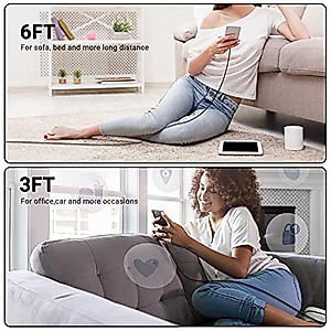 Black iPhone Charger Cord, 3-Pack 3FT MFi Certified Fast Charging Cable Data Sync Lightning to USB-A Cable Compatible with iPhone14/13/12/ Mini/Pro/Max/ 11/ XS/XR/SE/ 8/7/ 6/ Plus/iPad/AirPods