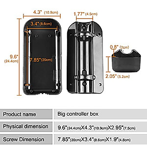 Super Large Controller Case for Electric Bike Controller Box Electric Scooter Controller Case Electric Bicycle Conversion Part Electric Motor Controller Box (Large Size:9.84"×4.25"×2.9")