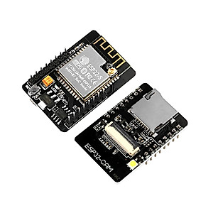 ESP32 Camera WiFi+Bluetooth Module 4M PSRAM ESP32 5V Low-Power Dual-core 32-bit CPU,with OV2640 OV7670 2MP TF Card Camera Development Board for Wireless Monitoring and QR Wireless Identification