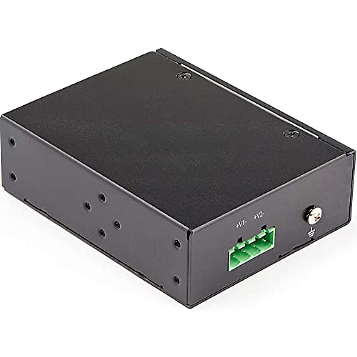 StarTech.com Industrial Gigabit Ethernet PoE Injector - 30W 802.3at PoE+ Midspan 48V-56VDC DIN Rail Power Over Ethernet Injector Adapter - -40C to +75C Cameras/Sensors/WiFi Access, TAA (POEINJ30W)