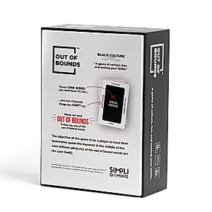 Out of Bounds: Black Culture - Fun Black Taboo Card Game of Guessing Where You Compete Against The Timer to Guess The Word