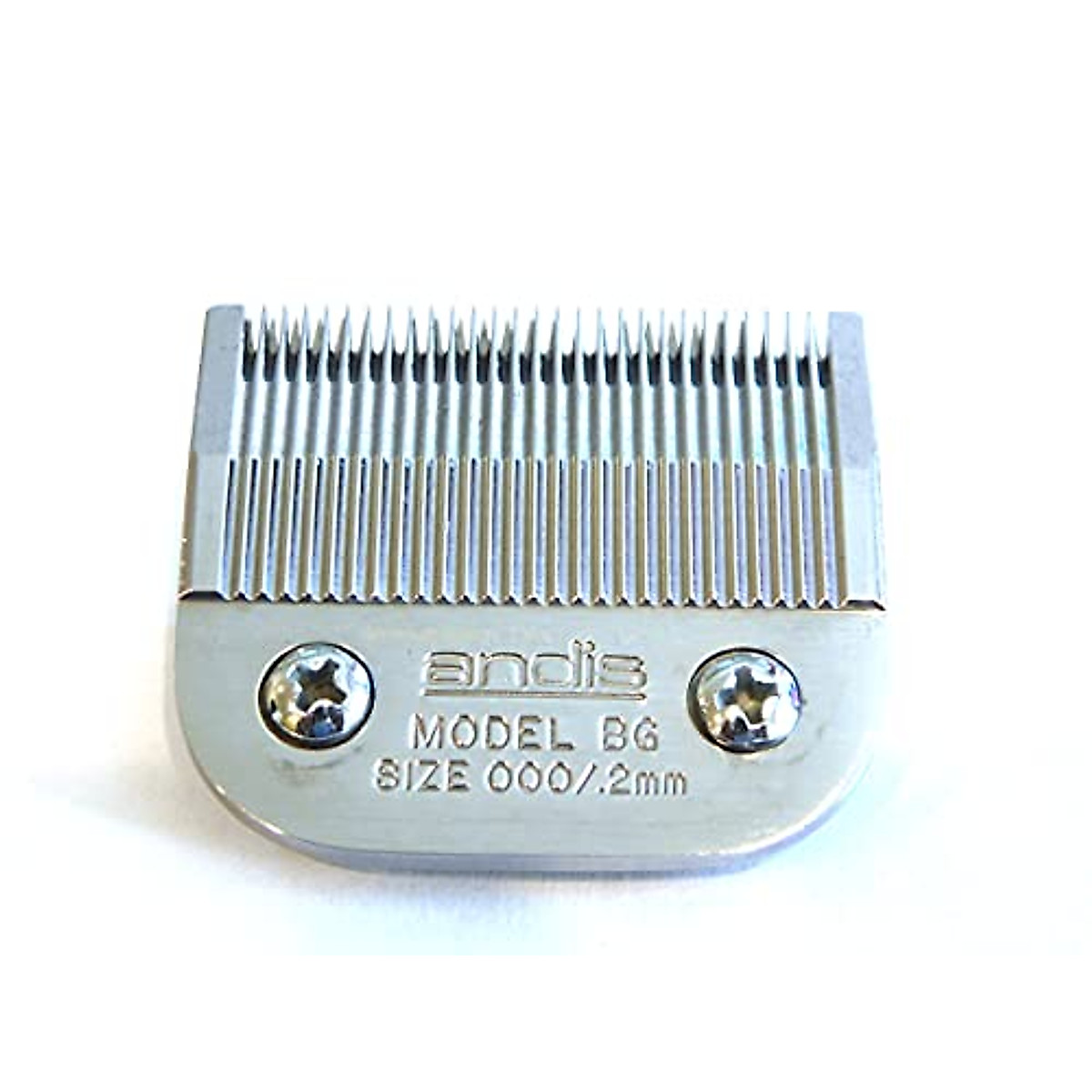 Metal Hair Clipper Attachment - Outliner Blade, Cool Touch Replacement Clipper Blades, Ultra Touch Trimmer Blade Fit To Oster Models By Andis (Size 000 (.2mm))