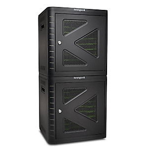 Kensington - K67862AM Charge and Sync Cabinet for 7-Inch to 10-Inch Tablets, iPad Air, iPad 4/3/2 and Galaxy Tab 3 (K67862AM) Black