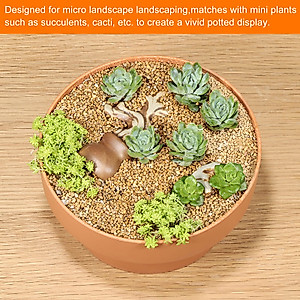 PATIKIL Ceramic Tree Branch #3, 2 Pack Artificial Trunk for Succulent Planter Flower Pot Micro Landscape
