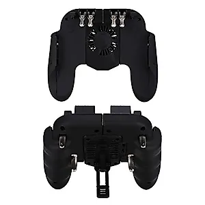 Mobile Phone Gamepad, Heat Dissipation Comfortable Touch Mobile Gaming Handle, Watching Film Protect Mobile Phone for Playing Games Home