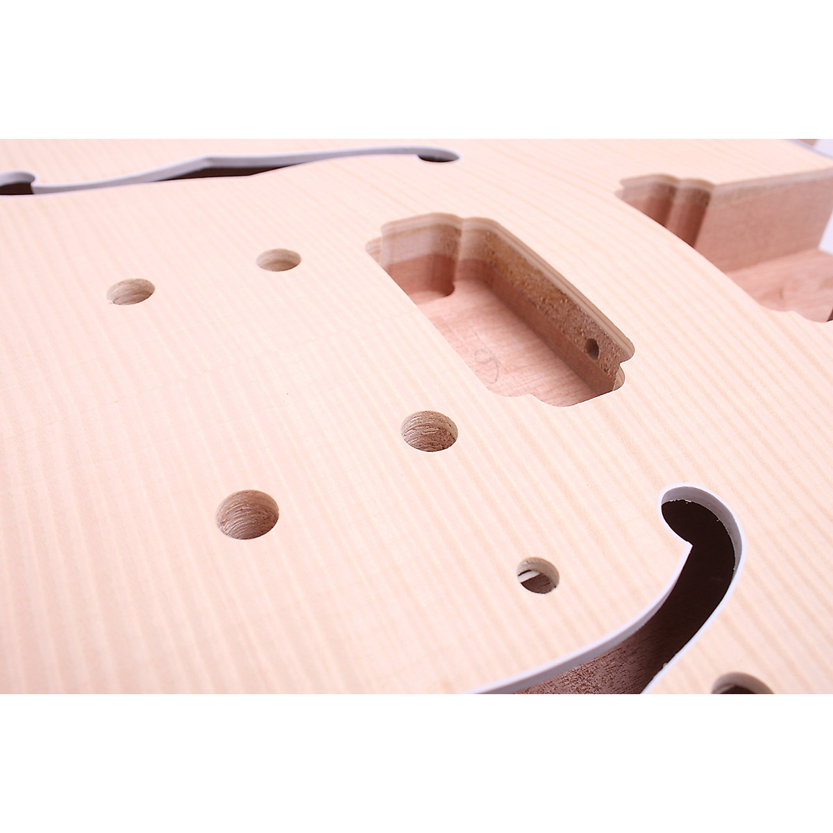 Carved Top Semi Hollow Guitar Kit
