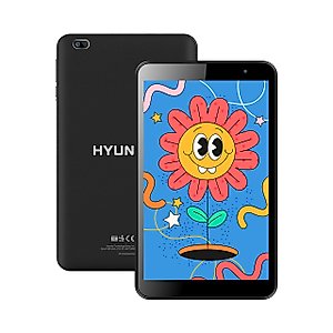 HYUNDAI Kids Tablet 8 inch - 2GB 32GB, Fast AX WiFi, Android 11 Tablet - Screen Protector, Stylus and Wire Earbuds Included