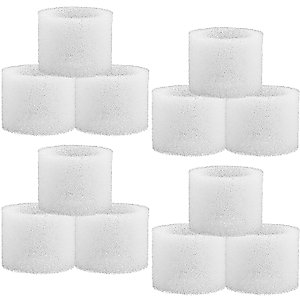 USEAMIE Humidifier Replacement Filters for Levoit Capture Fine Particles in Water Tank, Compatible with Dual150, Dual200S, Classic300(S), LV600S, 12 Pack, White