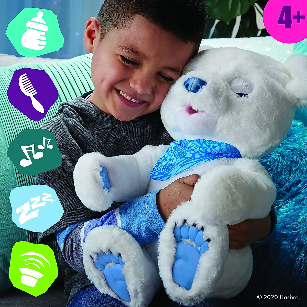 FurReal Polar Bear Cub Interactive Plush Toy, Ages 4 and Up (Amazon Exclusive)