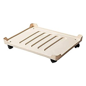 Vase Bonsai Base Plant Stand Plastic Planter Casters with Wheel Plant Pallet Caddy Plant Pot Dolly Rolling Tray Moving Plant Pot Saucer Bonsai Base