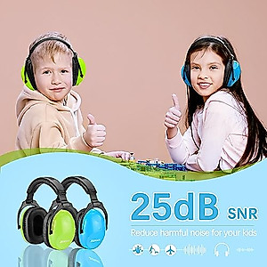 ZOHAN Kids Ear Protection 2 Pack,Kids Noise Canceling Headphone for Concerts, Monster Truck, Fireworks