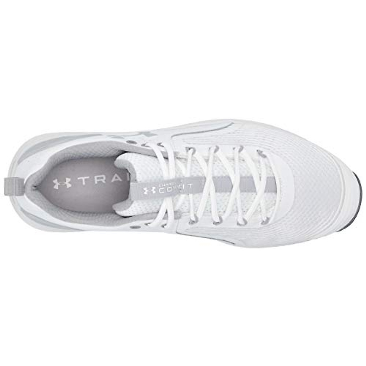 Under Armour Men's Charged Commit Tr 3, White (103)/Mod Gray, 7 M US