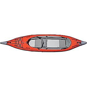 Advanced Elements AE1007-E AdvancedFrame Convertible Elite Inflatable Kayak , Red, 15ft