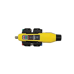 Klein Tools VDV512-101 Explorer 2 Coax Tester Kit, Includes Cable Tester/Wire Tracer/Coax Mapper with Remotes to Test up to 4 Locations & VDV110-061 Radial Cable Stripper, Coaxial Cable Stripper