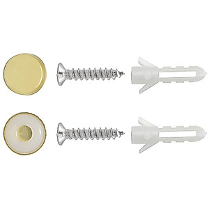 zoohot 22.5cm Wine Glass Rack - Under Cabinet Stemware Wine Glass Holder Glasses Storage Hanger Metal Organizer for Bar Kitchen, Gold Finish (1 Rows, 1 Pack)