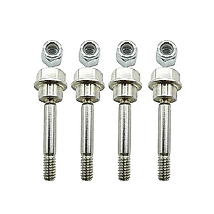 4 pcs 588077501 Replacement Shear Pin Bolt and Nut for Husqvarna AYP 532179828 532187494 532188243 532192090 601001986 Snow Blower