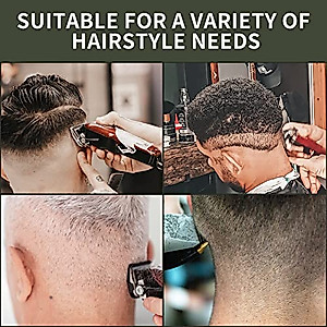 Yinke Clipper Guards Premium Kit for Wahl Clippers Trimmers with Metal Clip - 10 Cutting Lengths from 1/16” to 1” (1.5-25mm) Fits Most Size Wahl Clippers with Include Holder Organization (Black 10)