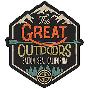 Salton Sea California The Great Outdoors Design 2-Inch Vinyl Decal Sticker