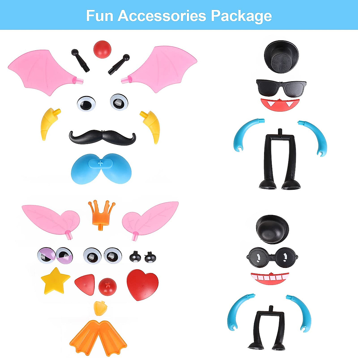 TOMYOU 400pcs Building Toys Kids STEM Toys, Educational Building Blocks with Storage Box, DIY Creative Sticky Building Balls Child Branin Development Preschool Kindergarten Toy