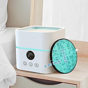 HomBreez Air Purifier Replacement Filter, HEPA Filter Replacement Compatible with HomBreez Air Purifier (WG-03/WG-03-S), F-WG, 3 Pack