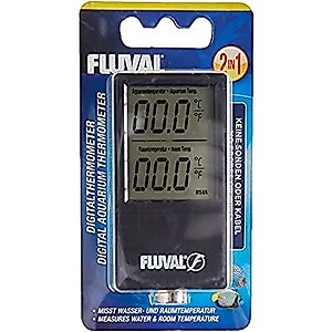 Fluval 2-in-1 Digital Aquarium Thermometer