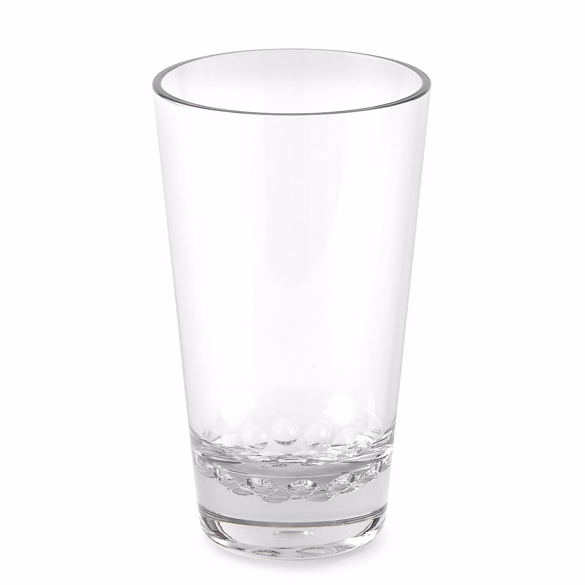 Puraform Clear Tritan High Ball, Tall Drinking Glass, 16oz Drinkware | Set of 4 | Unbreakable, Shatterproof, Dishwasher Safe, Kid Proof | Perfect for Everyday Use, Parties, Pools, and Events