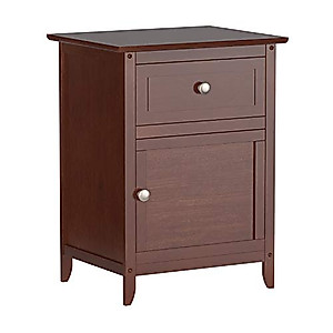 Winsome Wood Eugene Accent Table, Walnut