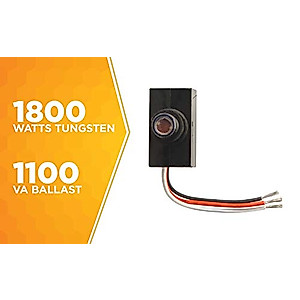 Woods 59408WD Outdoor Hard-Wired Post Eye Light Control with Photocell Light Sensor