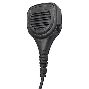 Kymate Waterproof IP56 Speaker Mic with Reinforced Cable for Motorola Radios CP200 CP200D CP185 CP110 CLS1410 PR400 VL50 DTR650 RMU2080 RDU4100 RDV RMV,Shoulder Microphone PMMN4029A PMMN4013A