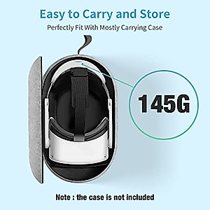 Adjustable Head Strap for Oculus/Meta Quest 2,Upgraded 3-in-1 Replacement Elite Strap with PU Sponge Pad,One-Click Release Function Design,Comfort VR Accessories Ensures Relaxed Video Games