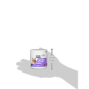 GNC Pets ADVANCED Calming Cat Chews Cats, 60 ct | Chicken Flavored Cat Soft Chews for Calming & Relaxation | Thiamine, L-Tryptophan, & Chamomile Cat Calming Supplements | Made in the USA
